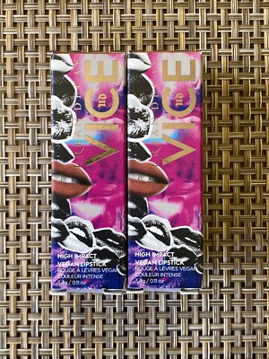 (2 pk.) URBAN DECAY VICE HIGH IMPACT VEGAN LIPSTICK (0.11 oz. EACH ...