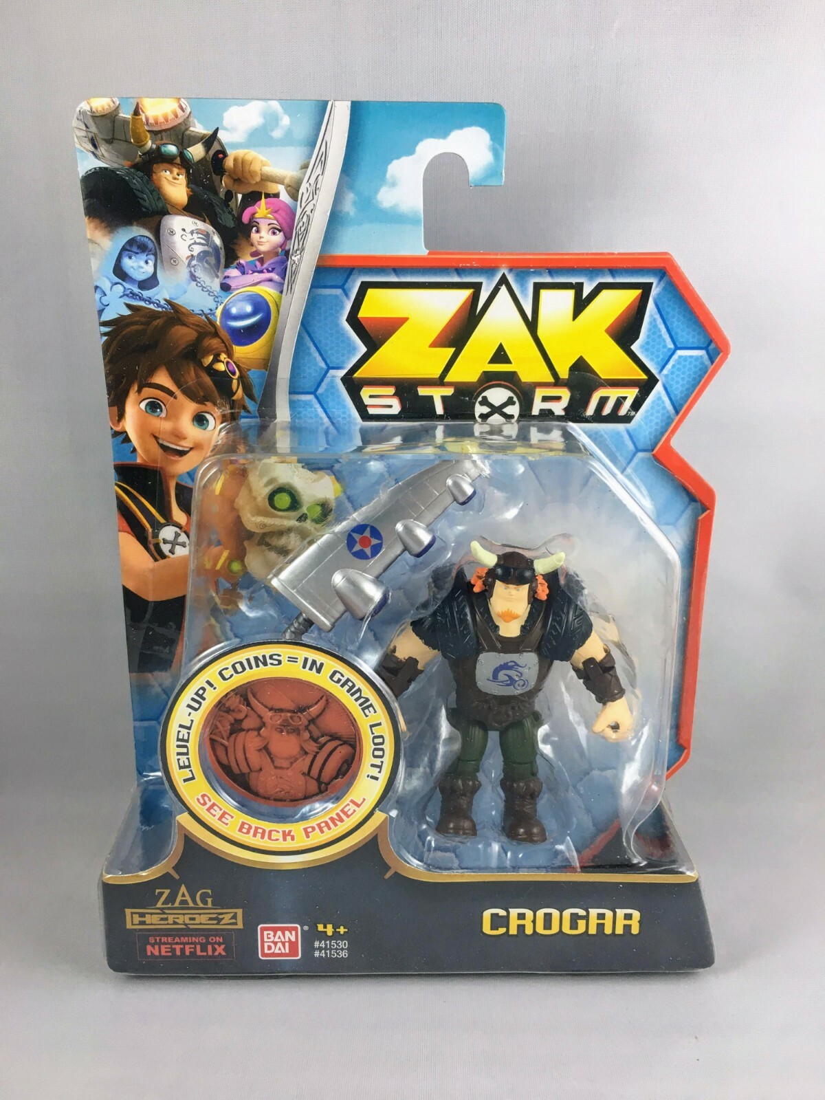 Crogar Action Figure Zak Storm 3 Inch Toy Bandai Zag Heroez New | eBay