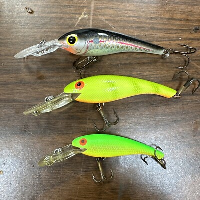(3) Cotton Cordell Wally Diver Crankbait Fishing Lures Lot of 3 | eBay