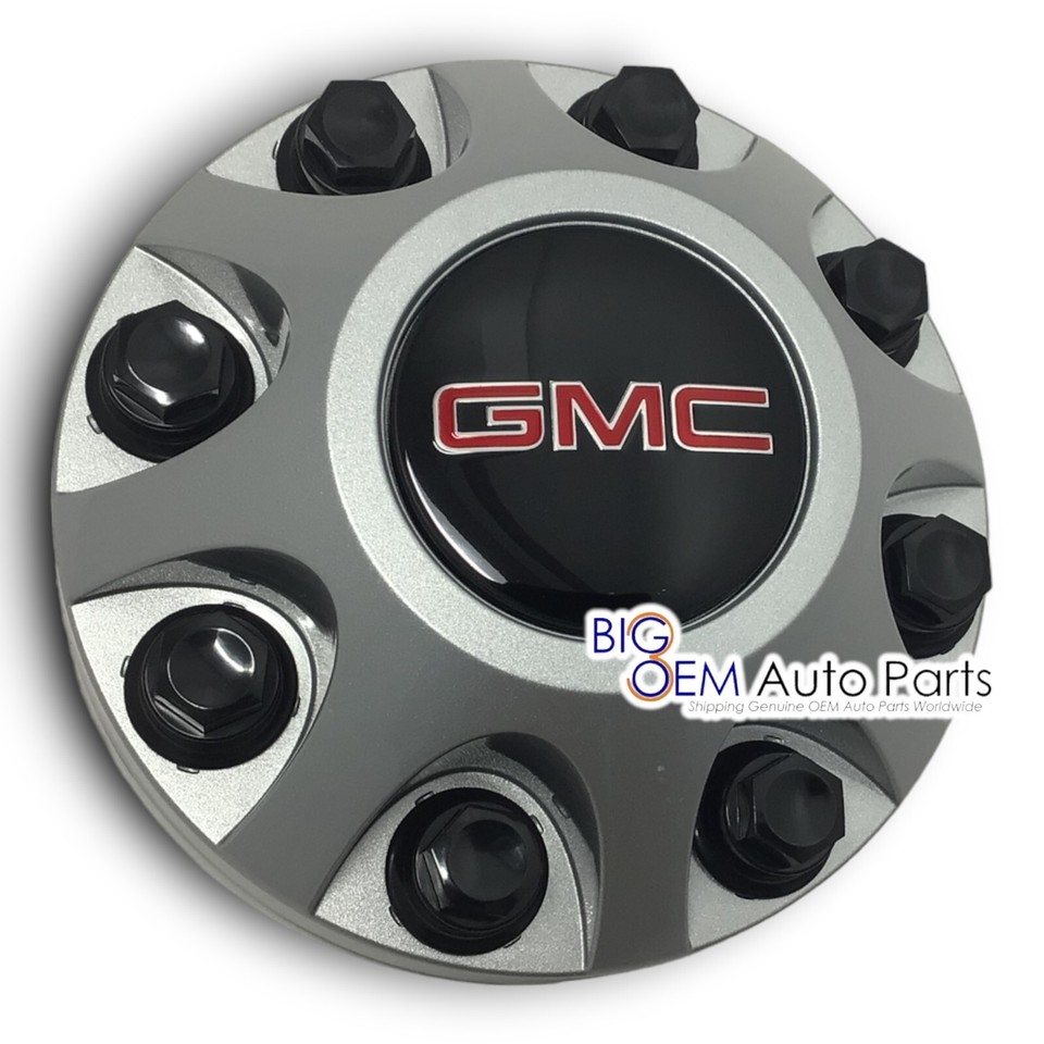 2011-2025 GMC Sierra 2500 3500 17" 8-lug Aluminum Wheel Silver Hub Cap ...