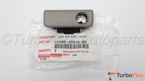 Toyota Sienna 2004-2010 Glove Box Lock Fawn Color Genuine OEM 55506 ...