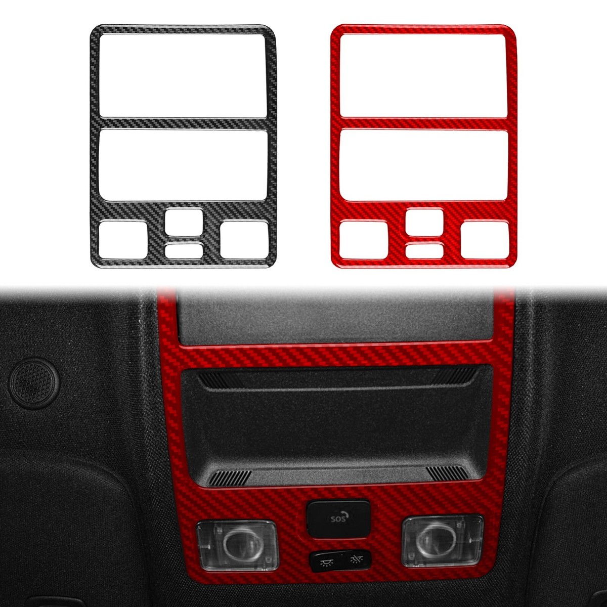 Roof Light Covers Front & Rear Roof Light Panel Covers For 2024-2025 ...