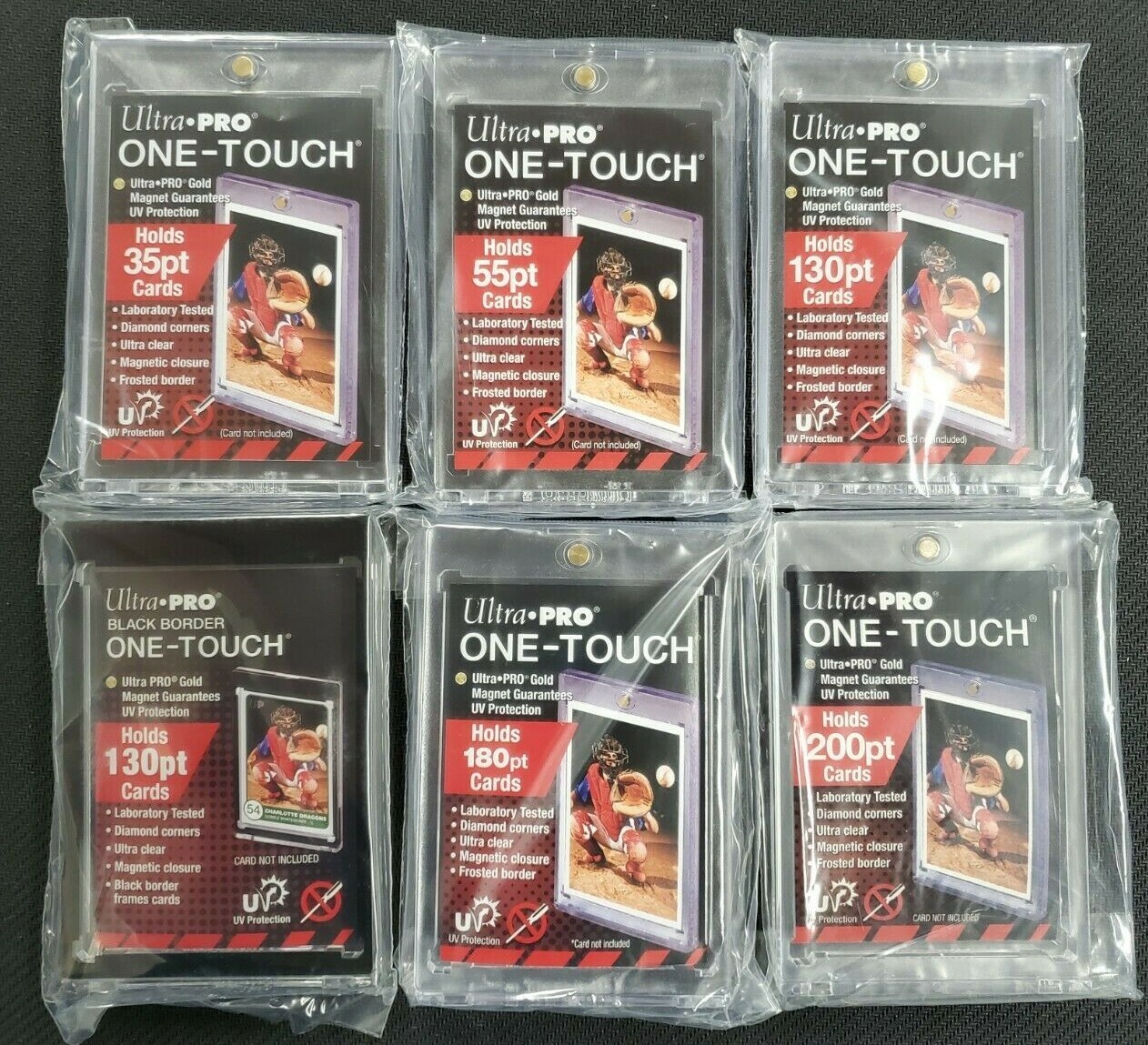 Ultra Pro One Touch Cardholder UV 35pt 55pt 75pt 130pt 200pt You Pick ...