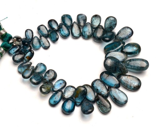 Natürlicher Edelstein Grün Kyanit Perlen 7x4 bis 14x9 mm Größe Glatte ...