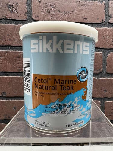 Sikkens Cetol Marine Interior & Exterior Natural Teak Finish Varnish ...