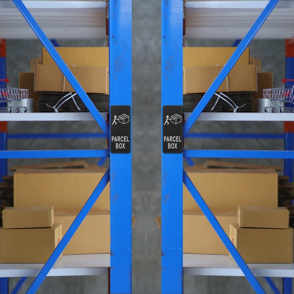 2pcs Parcel Box Storage Sign - Adhesive Package Storage Sign - Home ...