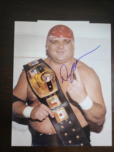 Dusty Rhodes signed wrestling 8x10 | eBay