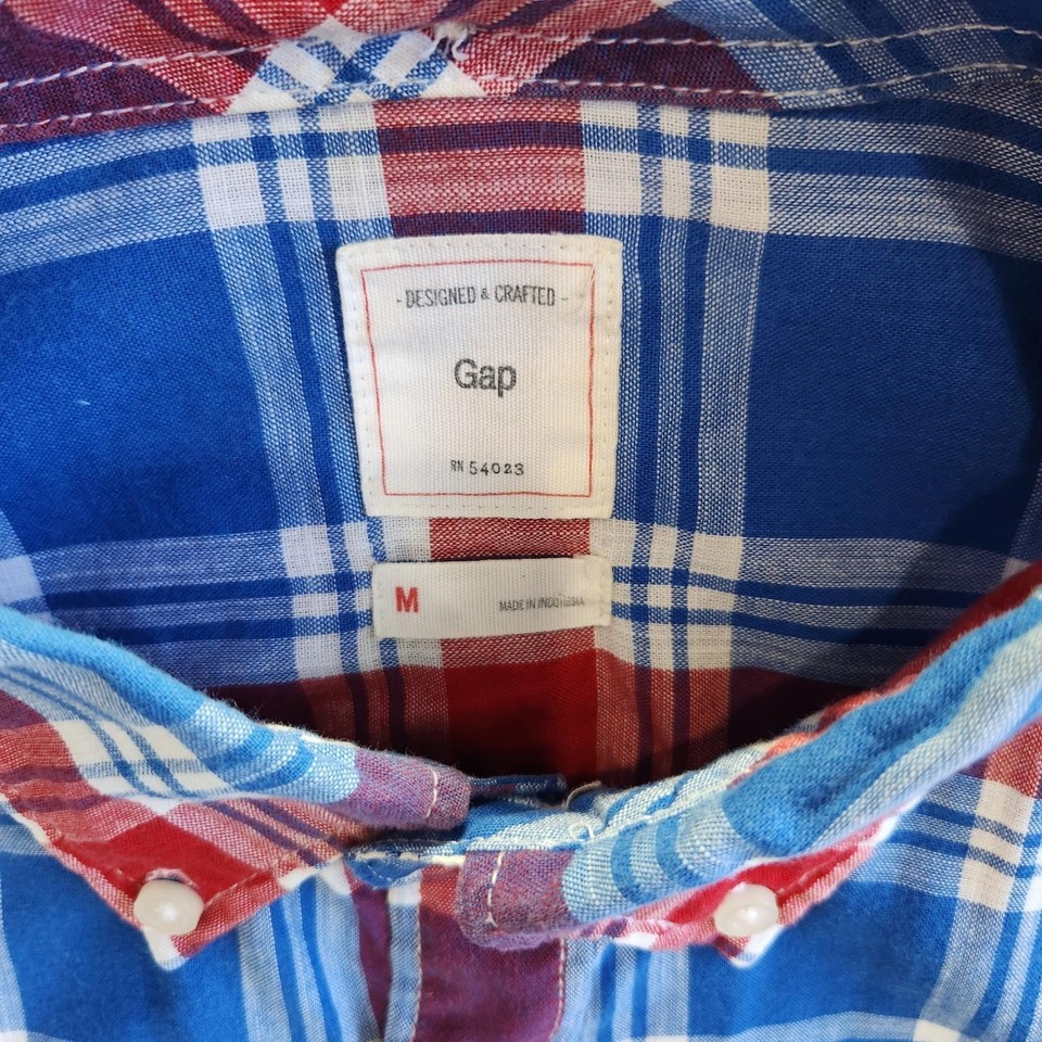 Y2k Preppy, Classiccore, Ivyleague Size M Gap Button Down Plaid Shirt | eBay Australia