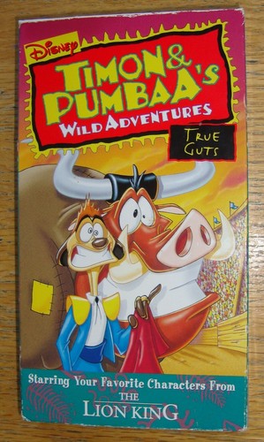 TIMON & PUMBAA'S WILD ADVENTURES TRUE GUTS VHS TAPE LION KING | eBay
