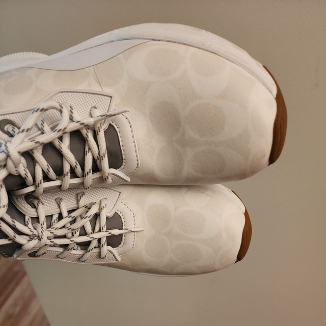 COACH C270 SIG TECH RUNNER Chalk/Optic White Style No. C5774 SIZE 10B ...