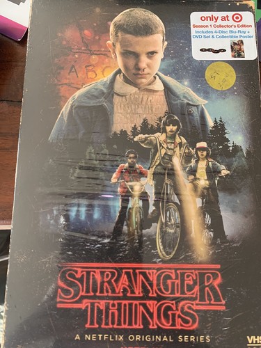 Netflix Stranger Things Season 1 4-Disc DVD/Blu-Ray Collector's Edition ...