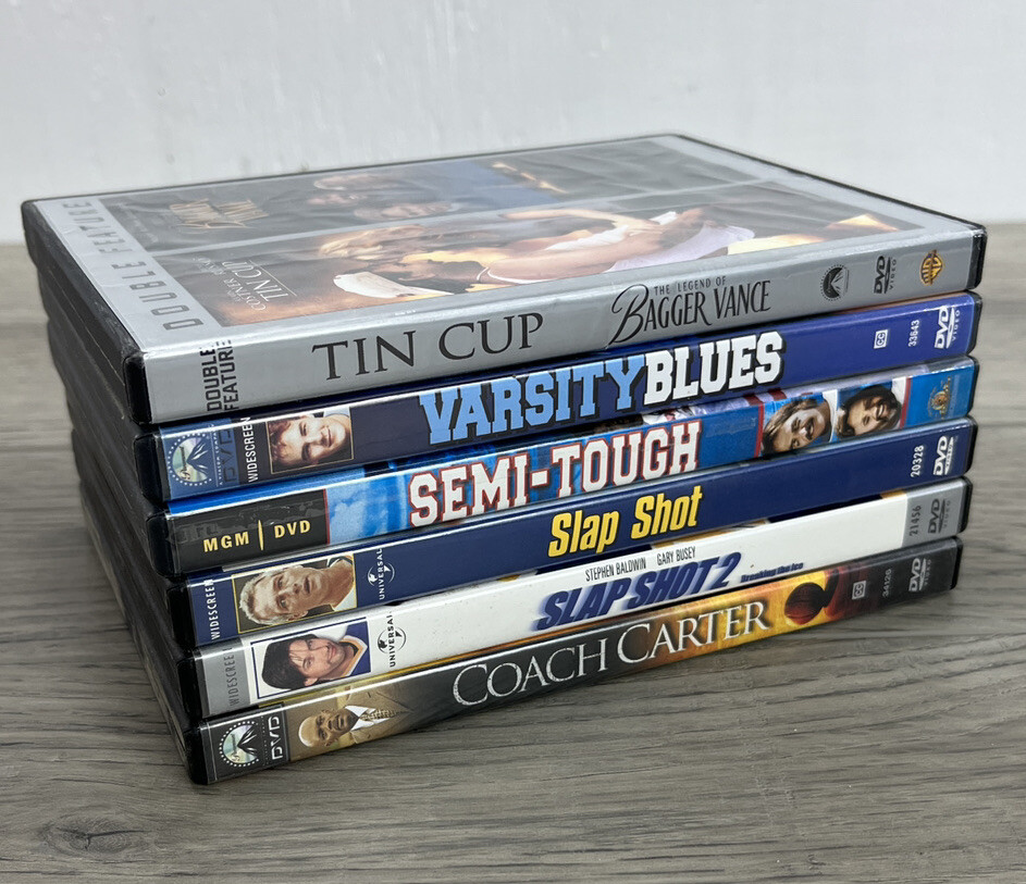 Lot of 6 DVDs Sports Movie Night Bundle - Sports003 | eBay