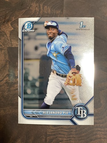 2022 Bowman Chrome Alejandro Pie 1st #BCP-99 Tampa Bay Rays Prospect ...