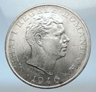 1946 ROMANIA under Michael I w Romanian Lady and Bird Silver Vintage ...