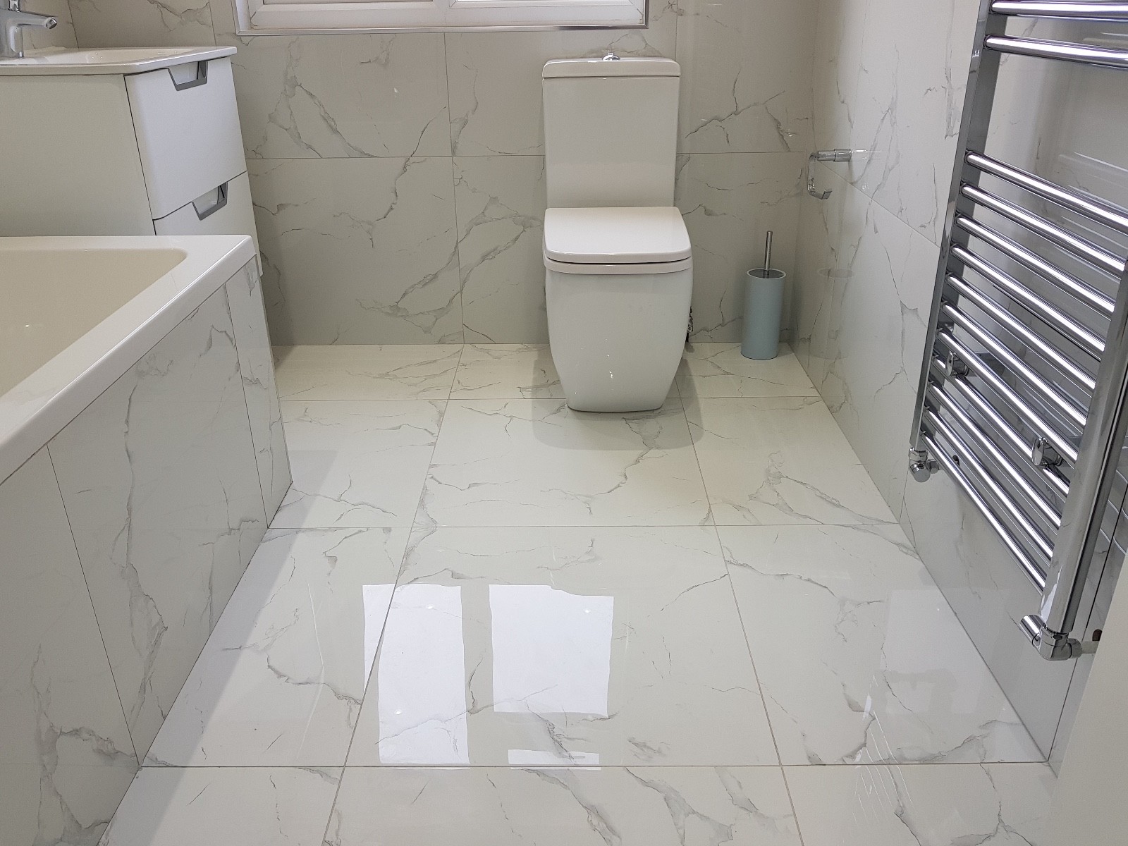 White Marble High Gloss Porcelain Tiles 60x60, 9mm Wall-Floor, Kitchen ...