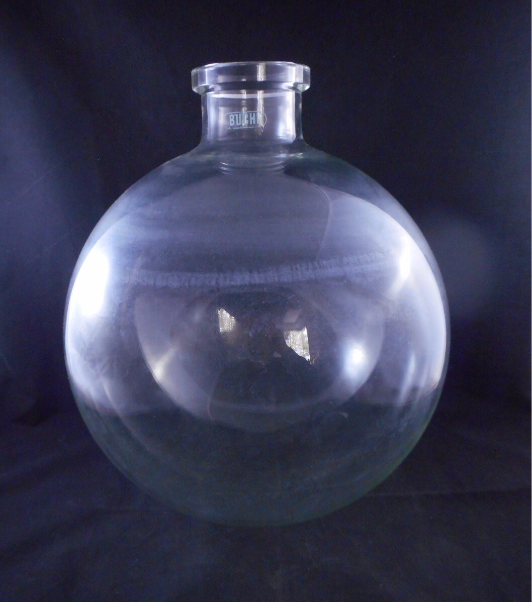 BUCHI Glass 20000mL 20L Roto Reaction Spherical Flask Neck Opening 3 ...
