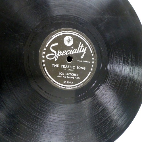 Joe Lutcher 78 The Traffic Song B/W Society Boogie Sur VG + Cond ...