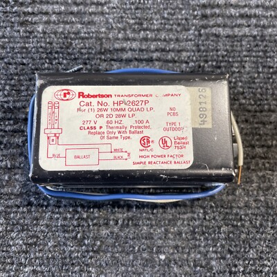 Robertson HP2627P Ballast Fluorescent Preheat Start (#277-KH) | eBay