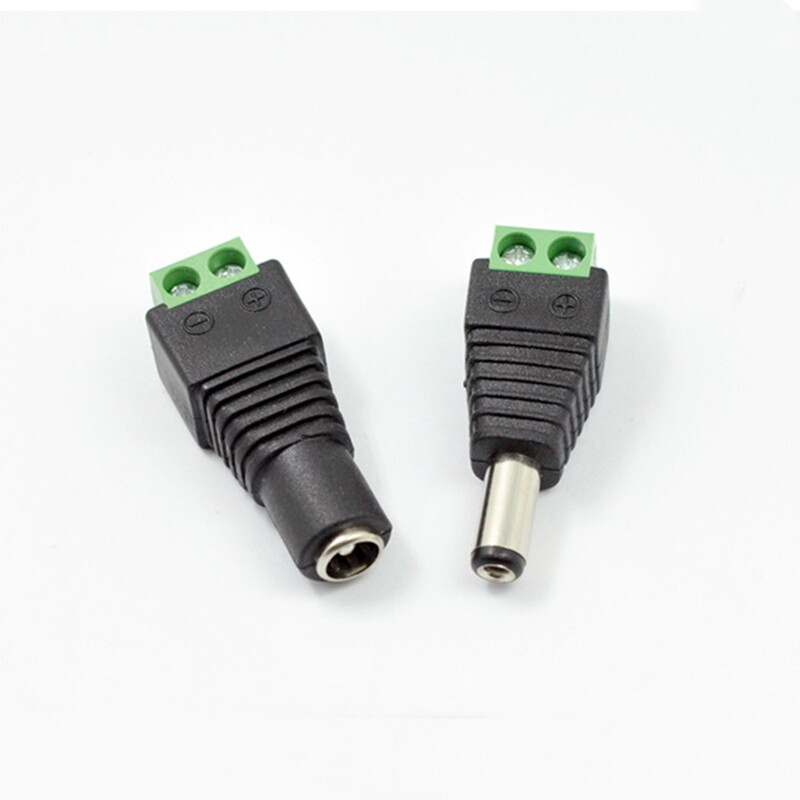 Waterproof DC Male Female Power Connector Cord Adapter Plug Jack Socket ...