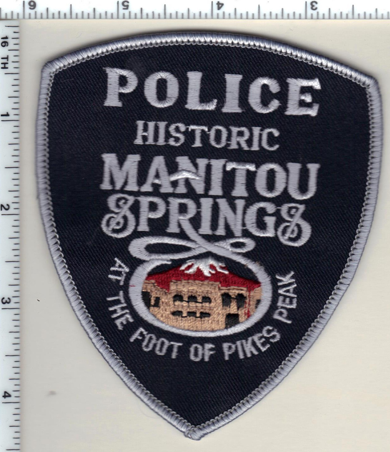 "Historic" Manitou Springs Police (Colorado) Shoulder Patch - new from ...