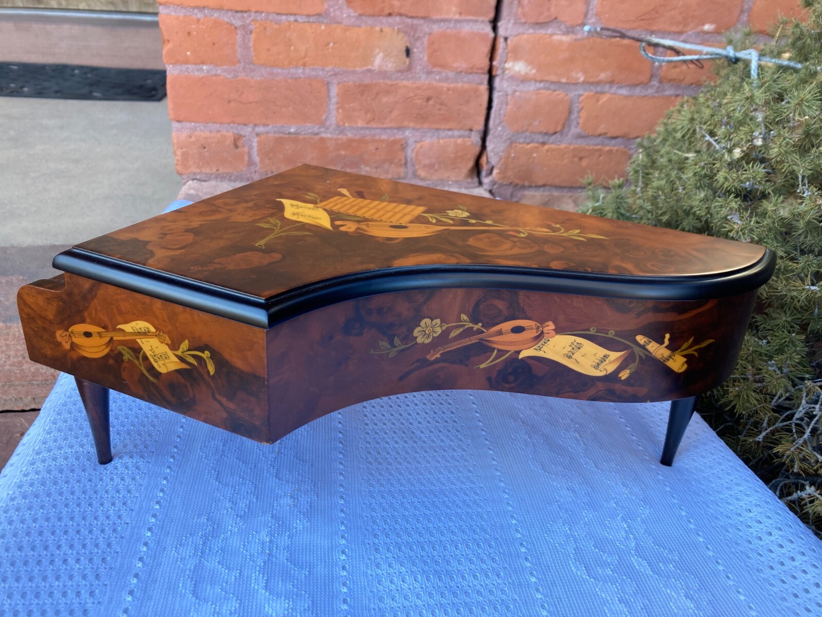 Beautiful Large Vintage REUGE Grand Piano Swiss Cylinder Music Box ...