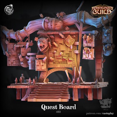 1 x Quest Board | Adventurers Guild | D&D | DnD | RPG | War Gaming ...