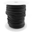 Solid Rubber Cord - 3mm (3/32") - Black - 10 25 50 Yards - Craft ...