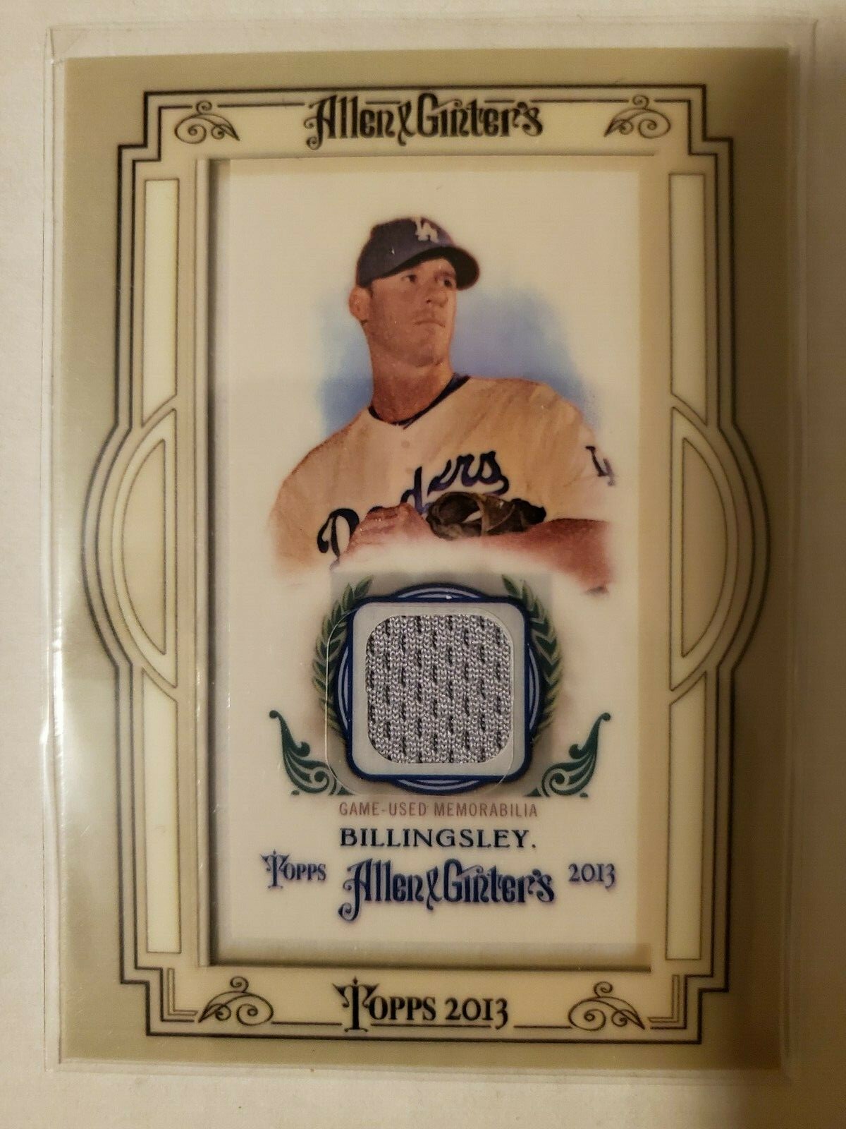Chad Billingley 2013 Topps Allen and Ginter Framed Mini Game Used ...
