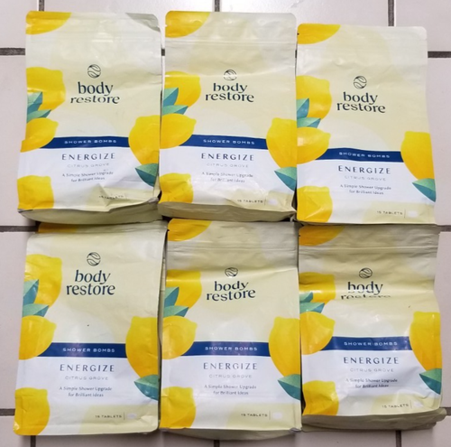 6 x Body Restore Shower Steamers Aromatherapy 15 Packs New Sealed! | eBay