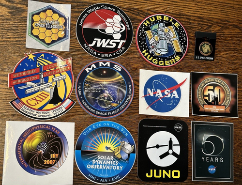 Nasa Stickers Patch Pin Assorted Lot (12 Items Total) | eBay
