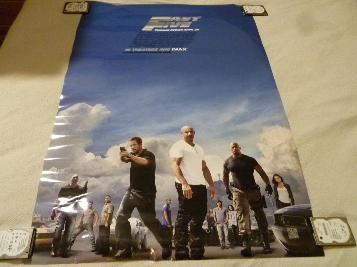 Fast Five Poster Paul Walker