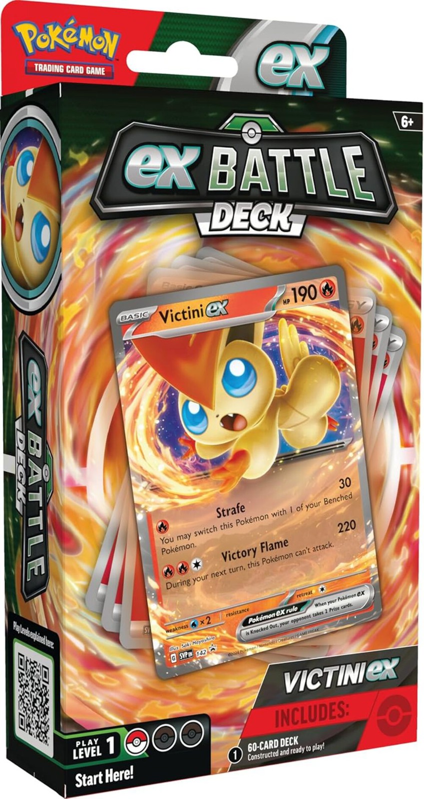 Pokémon TCG: Victini ex Battle Deck, new but scruffy box | eBay UK