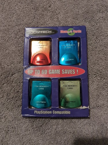 4 Playstation 1 PS1 Memory Cards Used | eBay