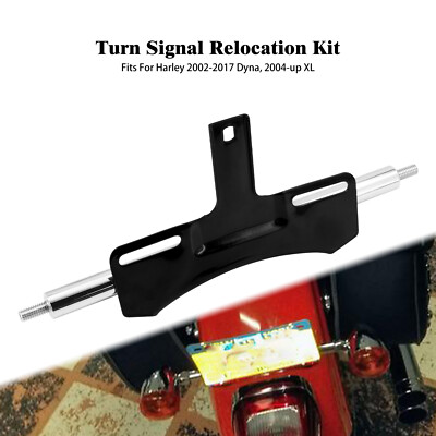 License Plate Turn Signal Relocation Kit For Harley Dyna Super Glide ...