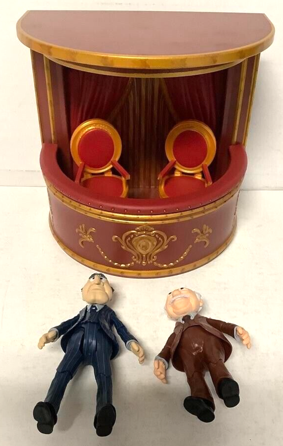The Muppets STATLER and WALDORF Action Figures w/Balcony Diamond Select ...