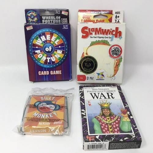Card Game Lot Wheel Of Fortune (sealed Cards) Slamwich Silly Monkey War ...