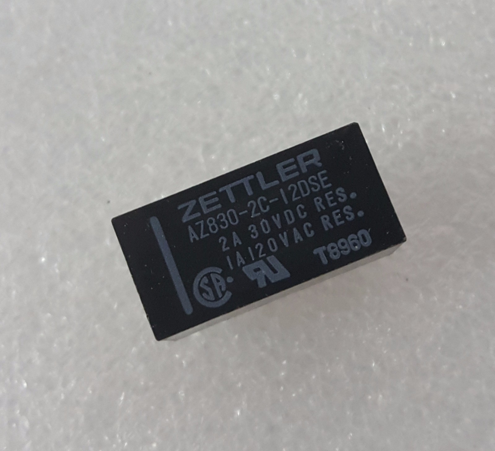 ZETTLER Polarized Single Side Stable 2A DPDT 12 VDC PCB DIP Signal ...
