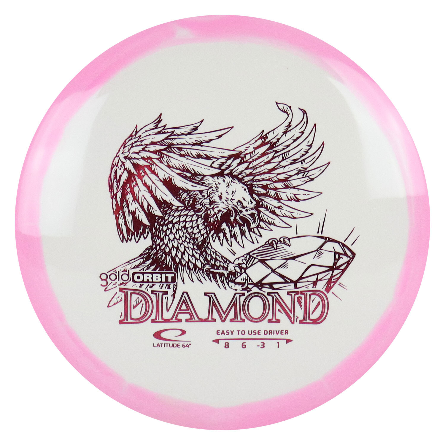 Latitude 64 Disc Golf Gold Orbit Diamond Distance Driver 8/6/-3/1 ...