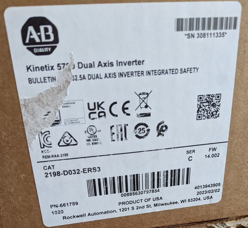 Overstock 2198-D032-ERS3, new, AB Kinetix 5700 NEW AB 2198-D032-ERS3 | eBay