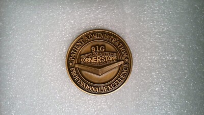 CHALLENGE COIN CORNERSTONE OF CONCERNED HEALTH CARE 91G PATIENT ...