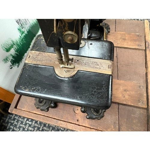 WANZER ANTIQUE SEWING MACHINE. C 1880. IN ORIGINAL CONDITION | eBay UK
