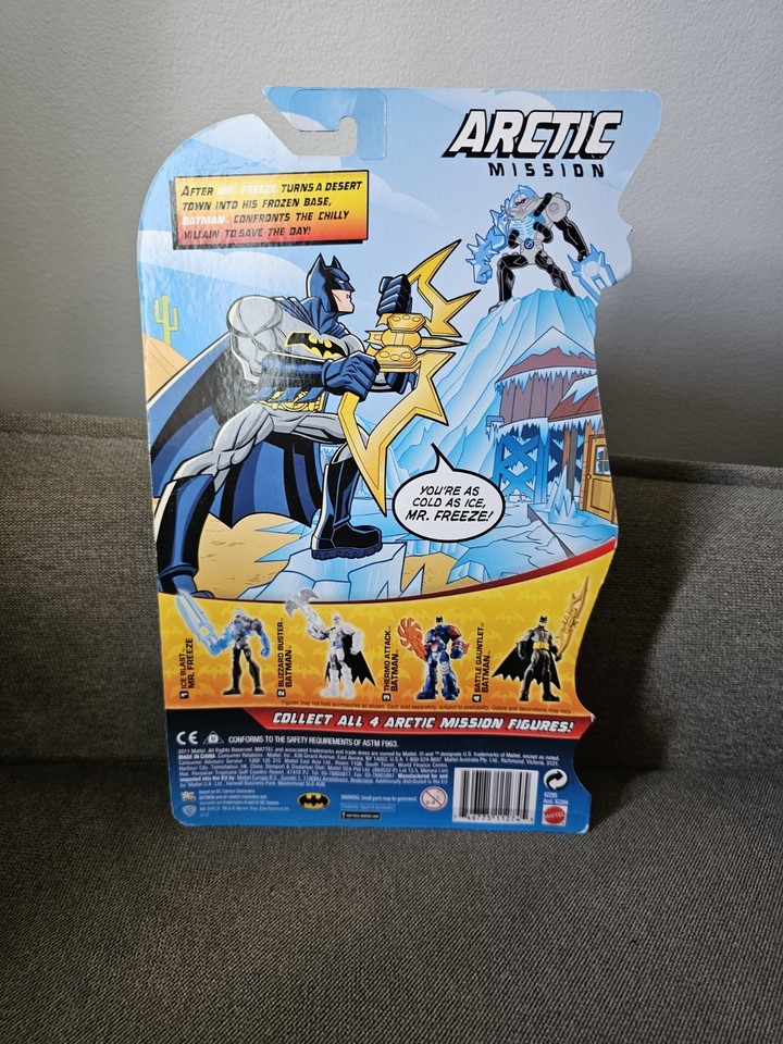 NEW 2011 POWER ATTACK BATTLE GAUNTLET BATMAN BLACK ACTION FIGURE DC ...