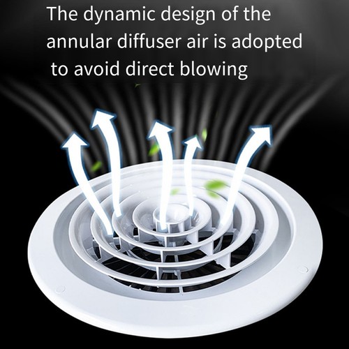 Stylish Round Air Vent Cover for Indoor Use Adjustable Airflow Control ...