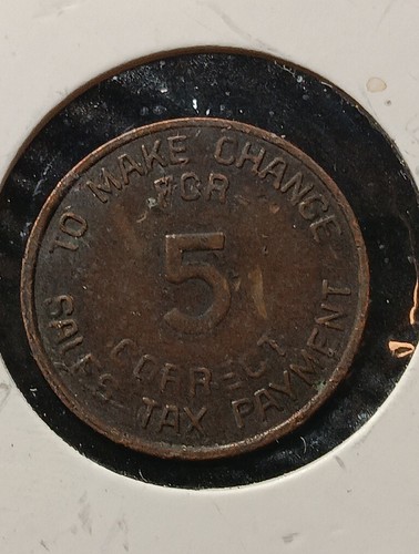 🌵Vintage Arizona State Tax Commission Token T/178 | eBay