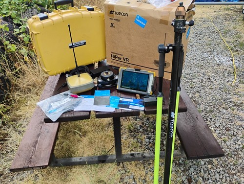 Topcon Single Hiper VR 900 MHz GPS Base/Rover Receiver w/ FC-6000 ...