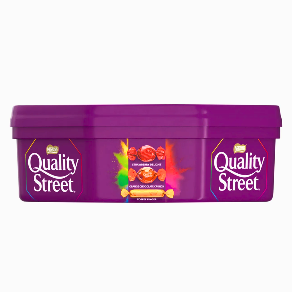 Celebrations, Heroes, Roses & Quality Street Chocolate Tubs – Christmas ...