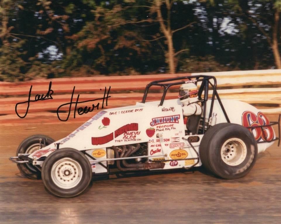 Jack Hewitt autographed #63 USAC Silver Crown 8x10 photo | eBay