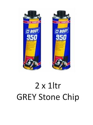 HB Body Underbody Stone Chip Protector - GREY 2 x 1 Ltr | eBay
