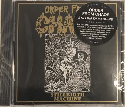 Order From Chaos - Stillbirth Machine CD 2023 Nuclear War Now ANTI-GOTH ...
