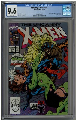 Uncanny X-Men 269 CGC 9.6 Jim Lee Rogue vs. Ms. Marvel Magneto ...